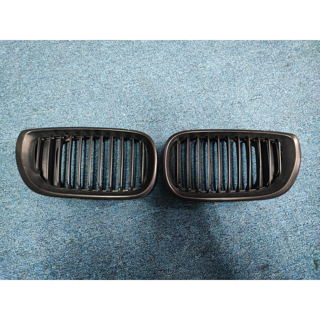 BMW E46 Facelift Front Kidney Grill Matteblack Grille | Shopee Malaysia