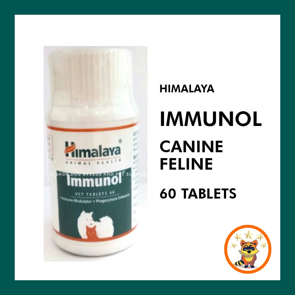 Himalaya Immunol Canine Dog Feline Cat Kucing 60 Tablets | Shopee Malaysia