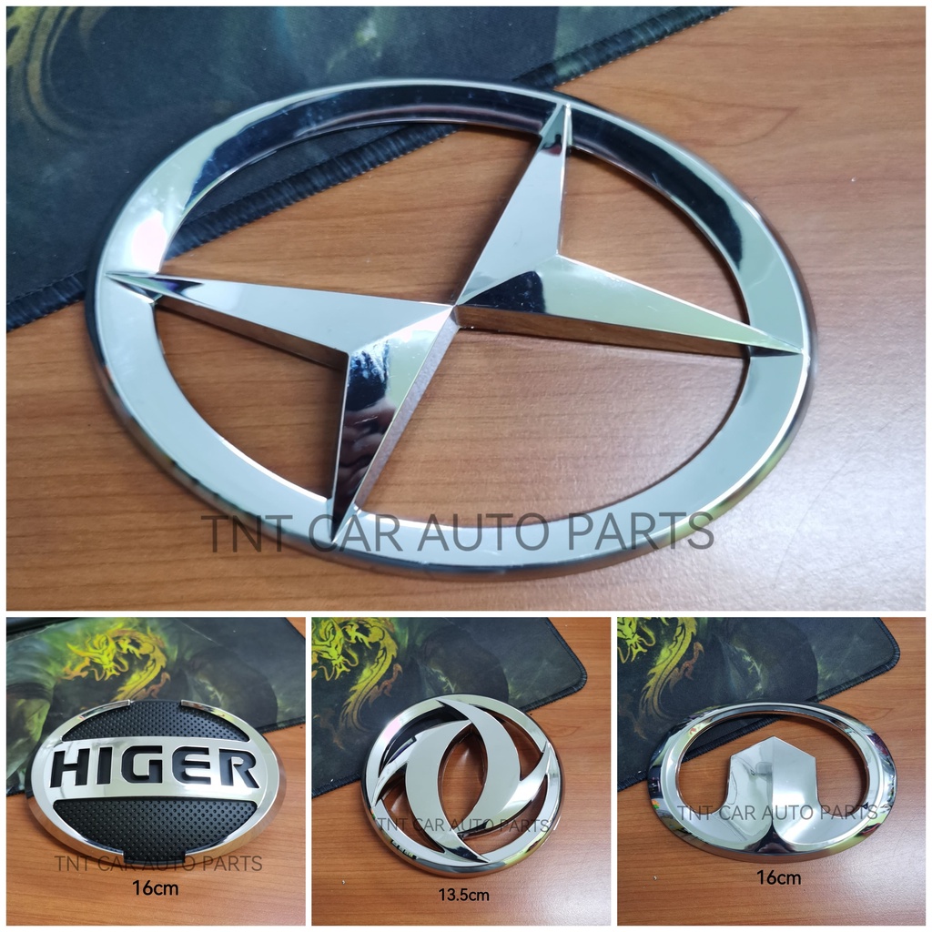 READY STOCK - JOYLONG FRONT GRILLE LOGO HIGER LOGO DONGFENG ZNA LOGO ...
