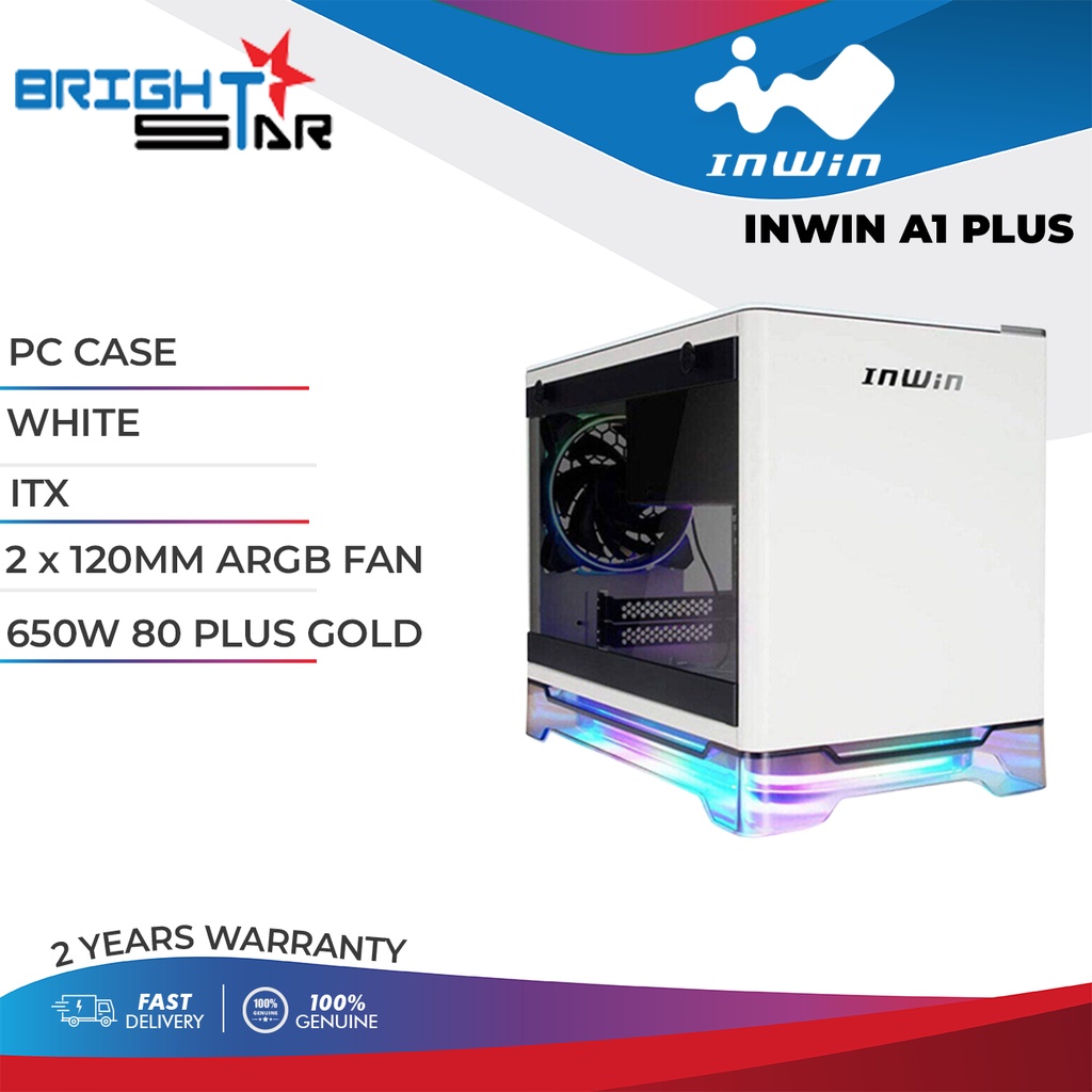 InWin A1 Plus ITX Case White With 650W PSU | Shopee Malaysia