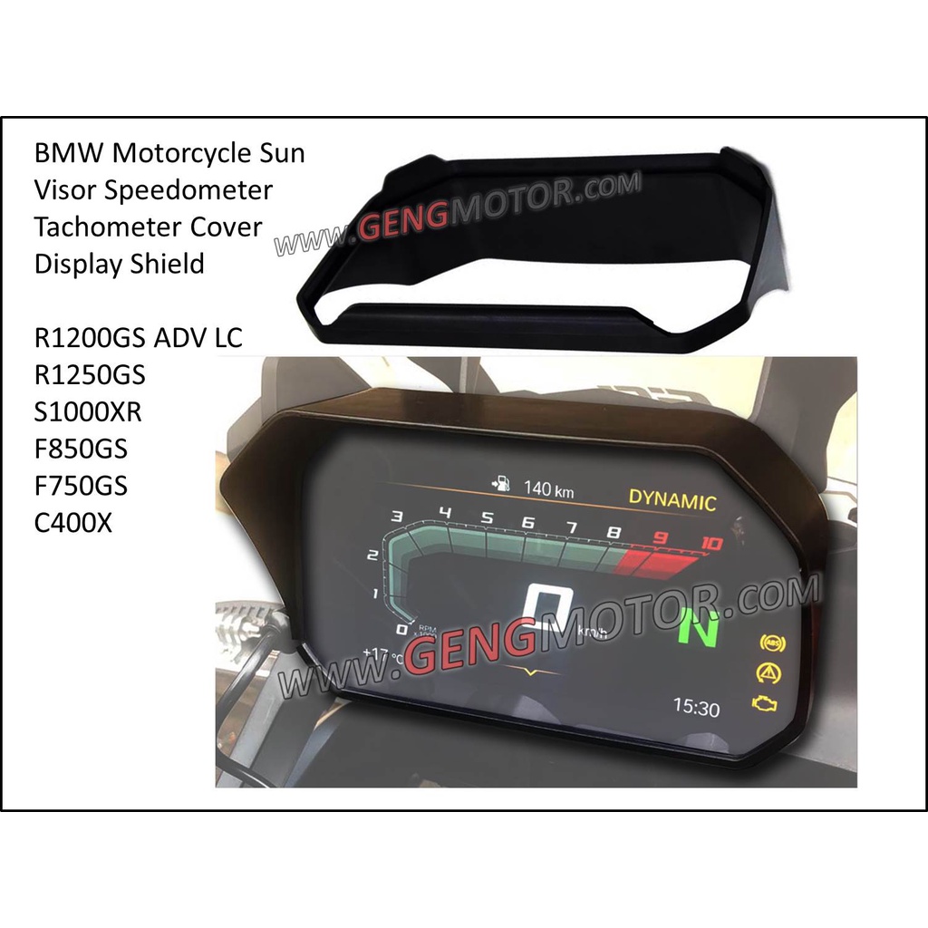 Ready Stock Front Dashboard Sun Visor Instrument Cover BMW R1200GS LC ...