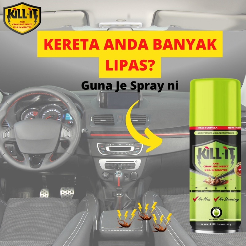 🔥Racun Lipas🔥SPRAY LIPAS VIRAL KILL IT SPRAY | Shopee Malaysia