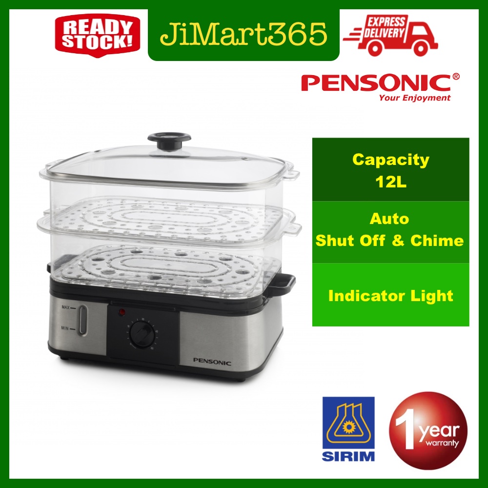 Pensonic 6L+6L Food Steamer PSM-162S PSM162S Pengukus Makanan Pensonic ...