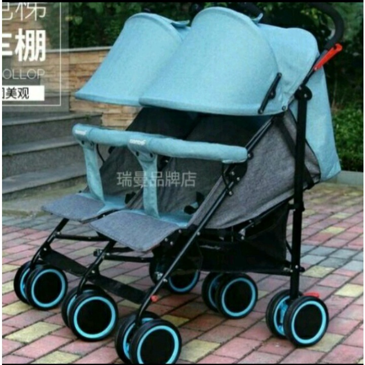 FREE SHIPPING W/M*TWIN STROLLER LIPAT PAYUNG Mudah lipat & senang ...