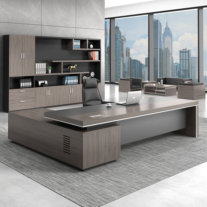 Desk boss desk and chair combination simple modern president desk ...