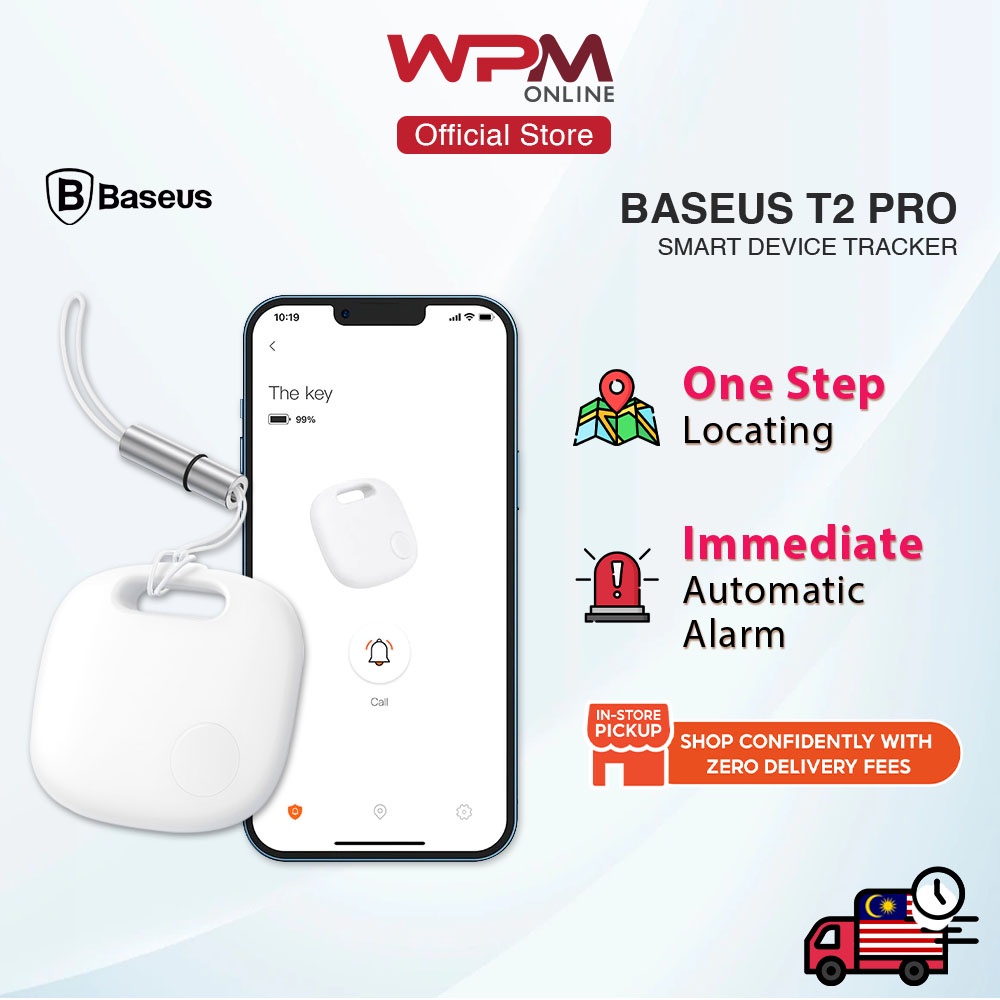 【Clearance】Baseus T2 PRO Intelligent Smart Tracker Alarm Tag Device ...