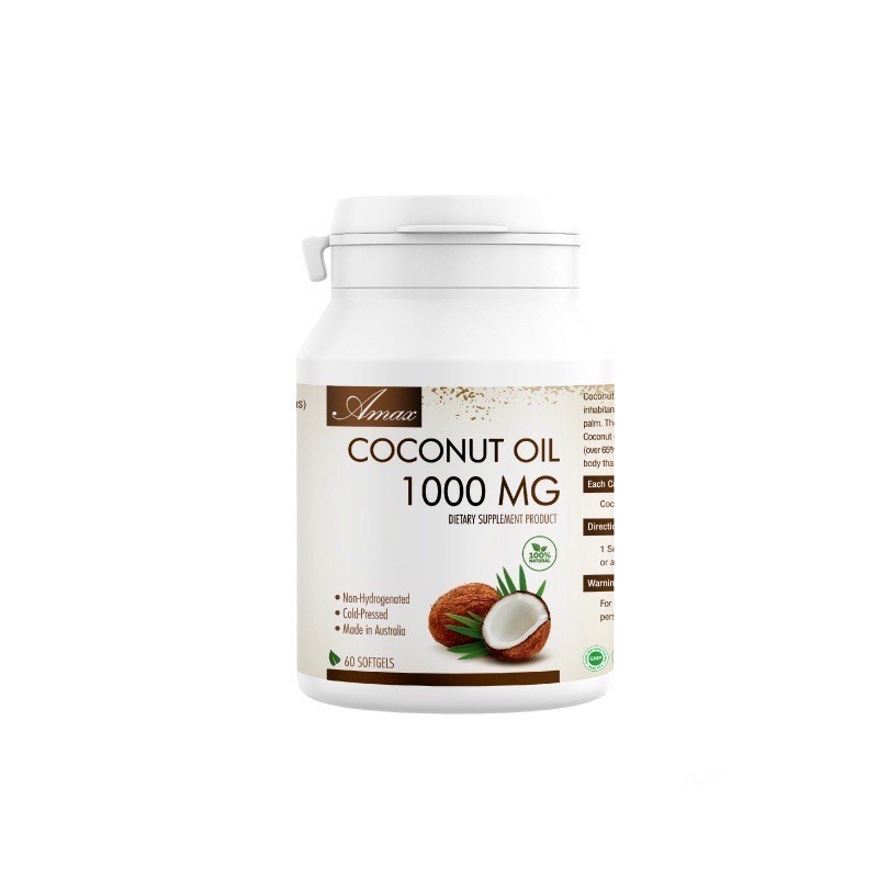 [Australia Product] Amax Cold Pressed Coconut Oil Tablets Good Shape ...