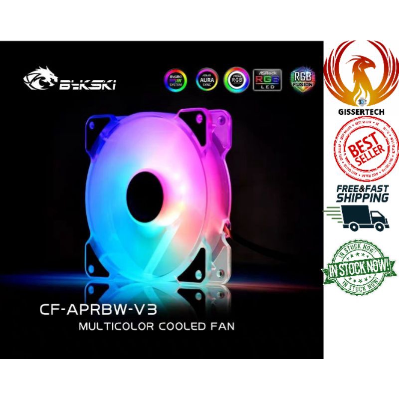 Bykski CF-APRBW-V3 cooling Pc fan( multicolor) | Shopee Malaysia