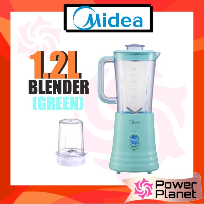 Midea 1.2L Blender MBL-25 GREEN MBL-25GN (0.4L Grinder Cup) / MBL-25 ...