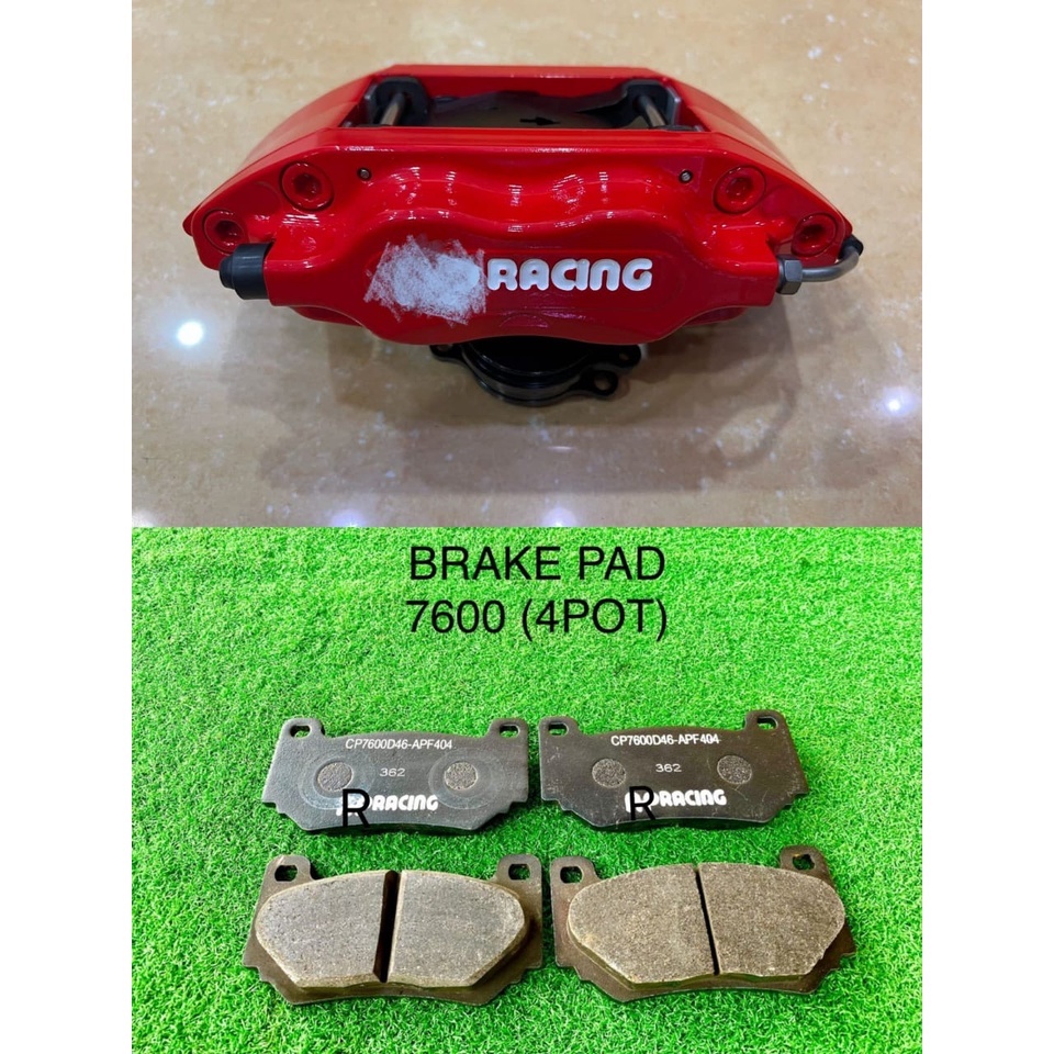 AP7600 4 POT FRONT BRAKE PADS NEW OEM 1 SET FOR 4 PCS | Shopee Malaysia