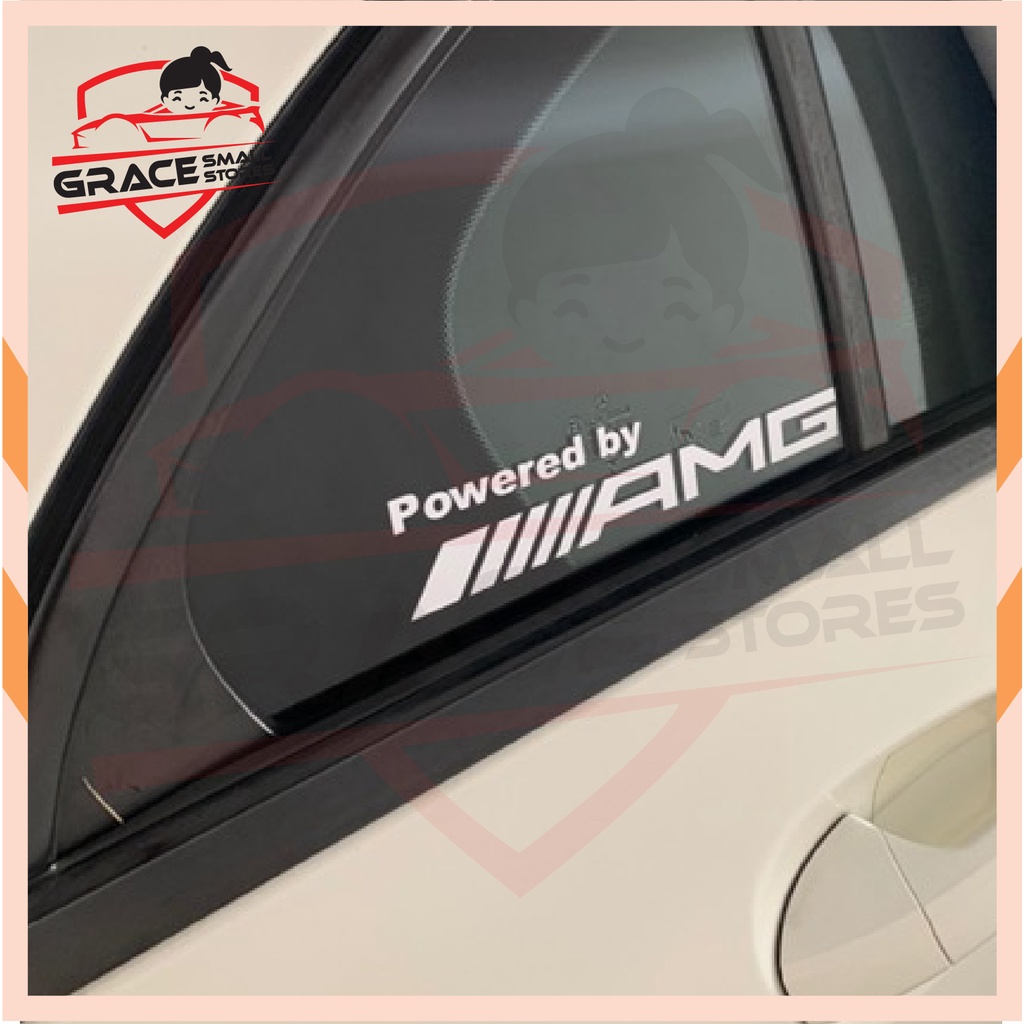 Amg Mercedes Benz Car Side Window Stickers Vinyl Cutting Decal | Shopee ...