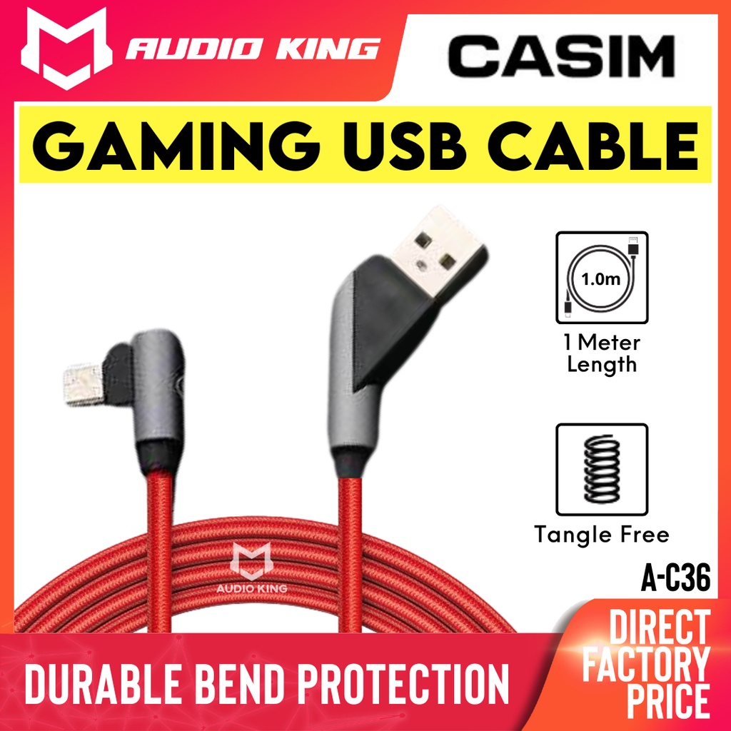 CASIM Cable Gaming Cable Type C Cable Fast Charging Cable USB C Cable ...