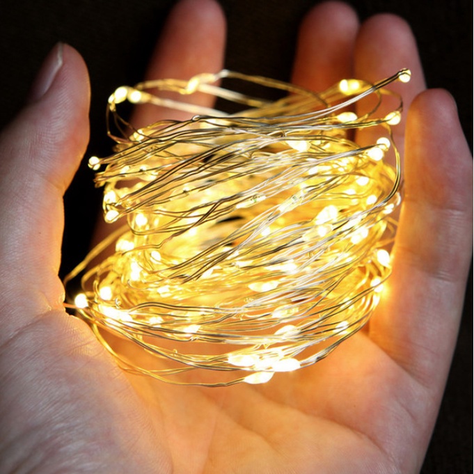 Marriage Proposal Wedding Decoration Lighting LED Copper String Lights ...