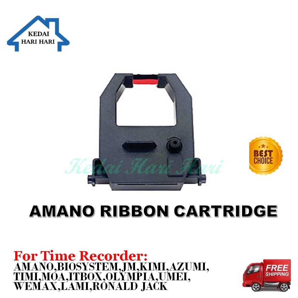 Amano EX-3500 Ribbon/Punch Card Ribbon/ Ribbon for Time Recorder ...
