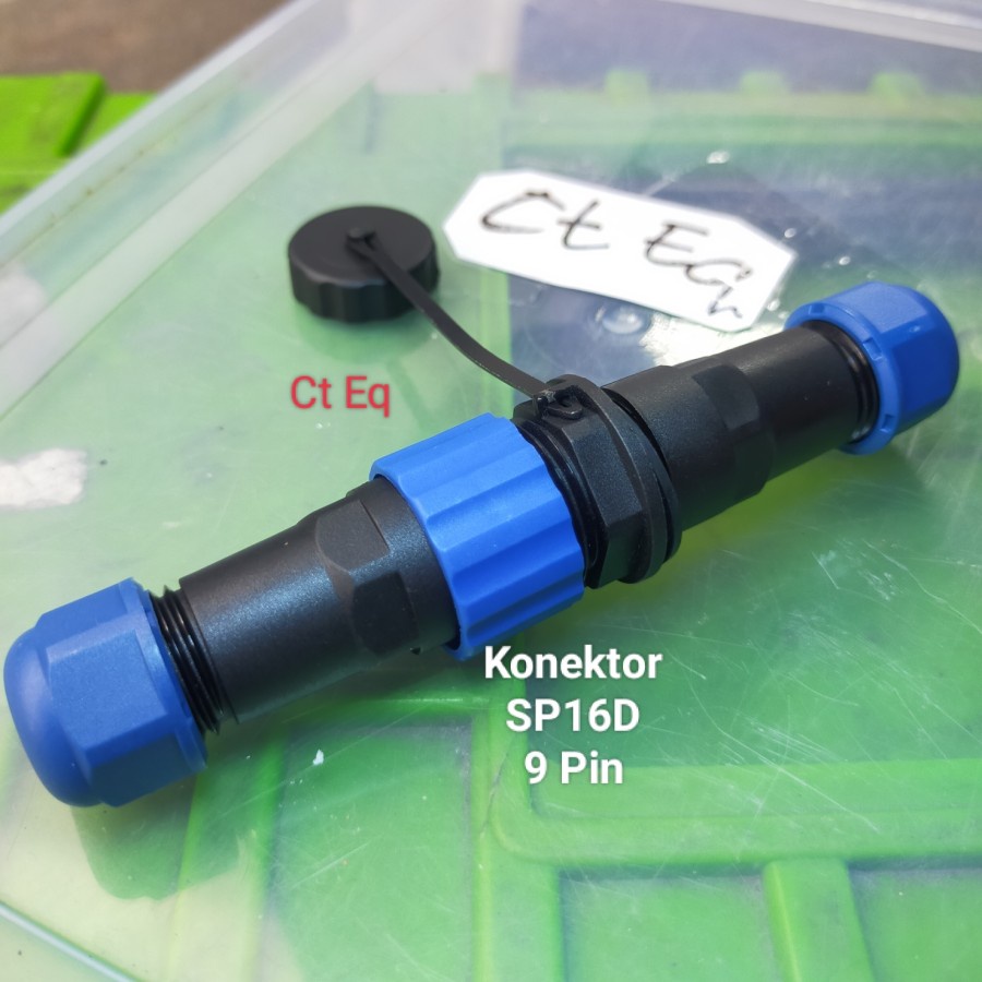 Sp16d 9 Pin Docking Connector IP68 Plug Male n Socket Female 9 Pin ...