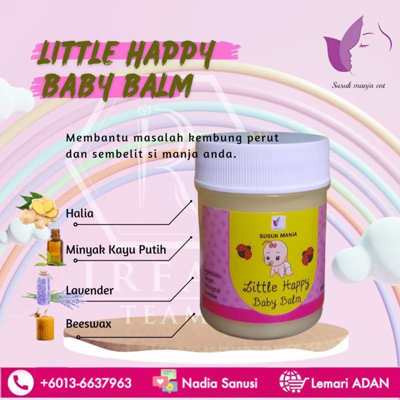 LITTLE HAPPY BABY BALM (LHBB) - Susuk Manja Enterprise (Melegakan ...