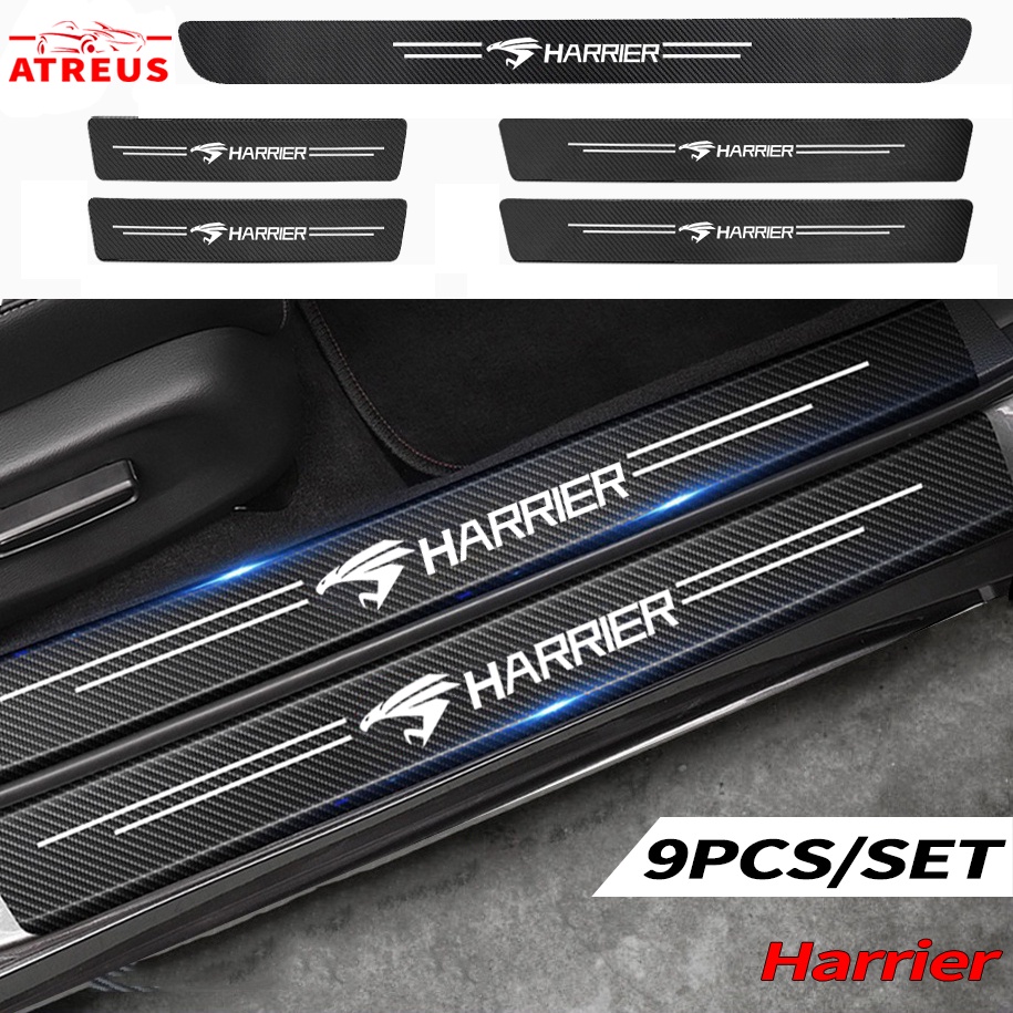 Toyota Harrier Carbon Fiber Car Door Sticker Protector Auto Threshold ...