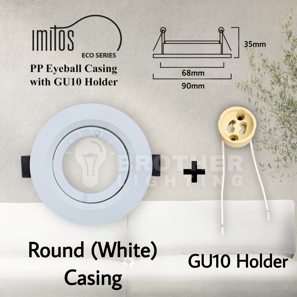 [SIRIM] LED Eyeball Light GU10 MR16 Spotlight Bulb Ceiling Lighting ...