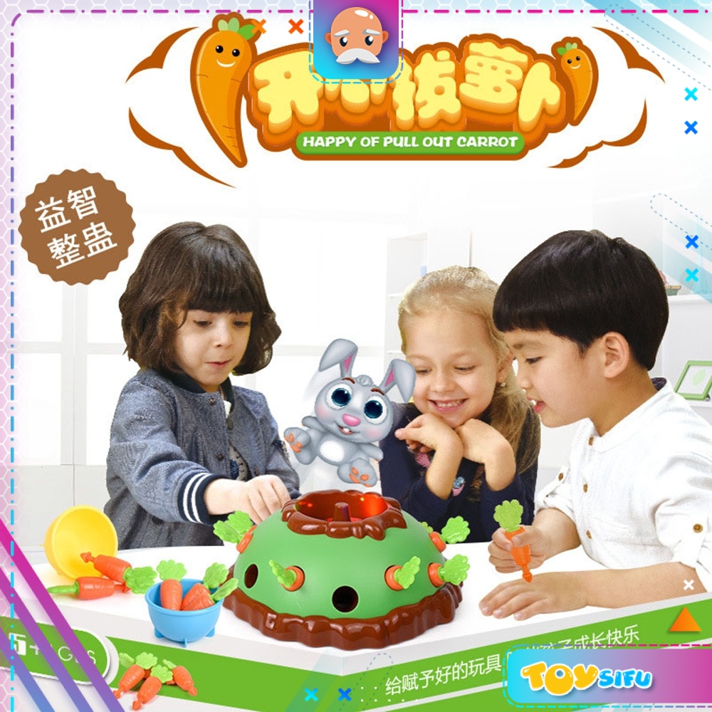 Happy Rabbit Pull Out Carrot Board Game | Shopee Malaysia