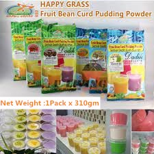 Happy Grass Fruit Bean Curd Pudding Powder / Happy Grass Serbuk Dadih ...