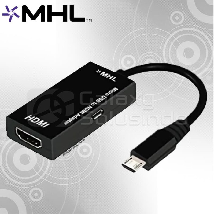 Micro USB To HDMI Cable Adapter Connector Converter MHL HDTV Connection ...