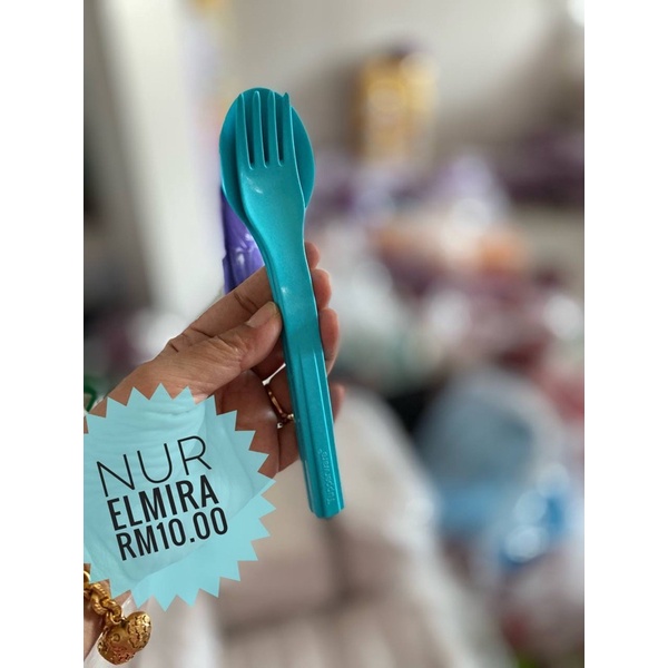 🔥tupperware outdoor cutlery 1 spoon 1 fork(1 set 2 pcs) | Shopee Malaysia