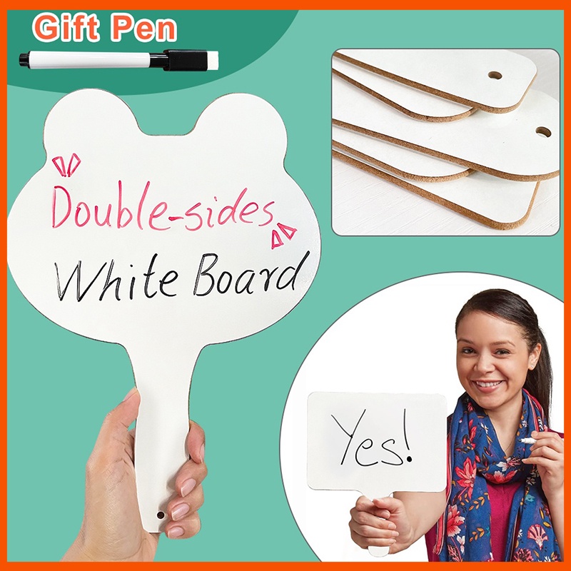 Portable Nonmagnetic Hand-held Whiteboard Teaching Props | Shopee Malaysia