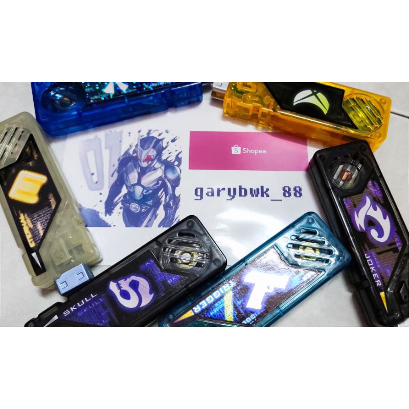 [STOCK READY][USED] BANDAI KAMEN RIDER DOUBLE W DX GAIA MEMORY CYCLONE ...