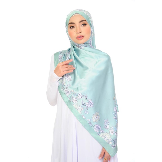 SHAWL SATIN CORAK | BUBBLE / SILK SATIN | SELENDANG SATIN | Shopee Malaysia