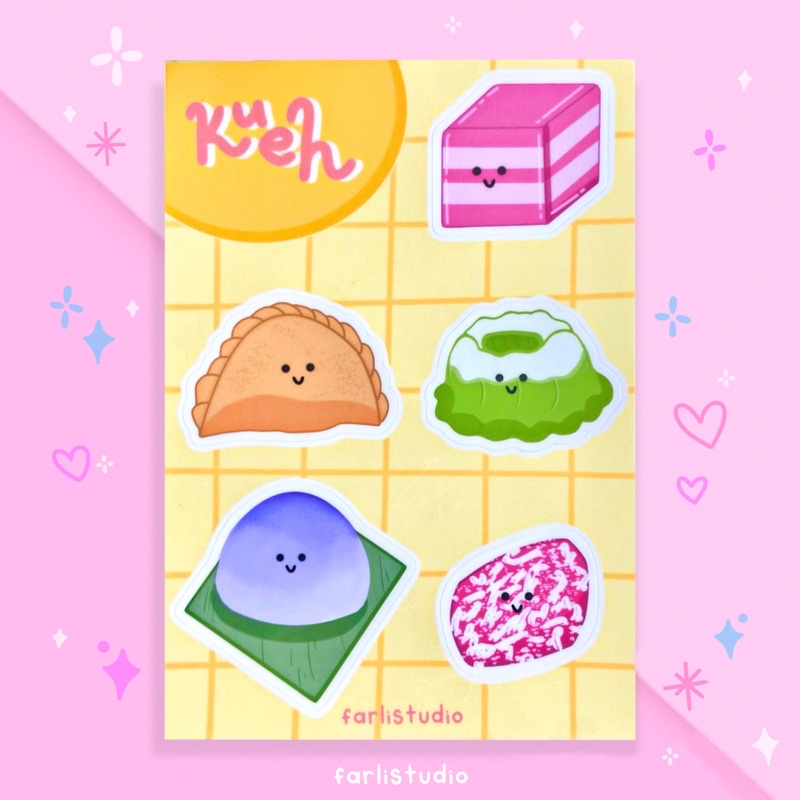 Kueh Sticker Sheet 🍮 | Shopee Malaysia