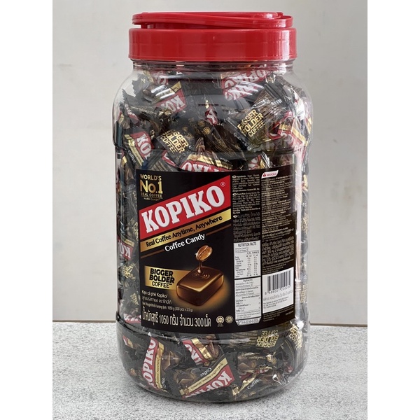(3.5g x 300pcs) Kopiko Coffee Candy Jar Bottle Gula-Gula Sweets ...