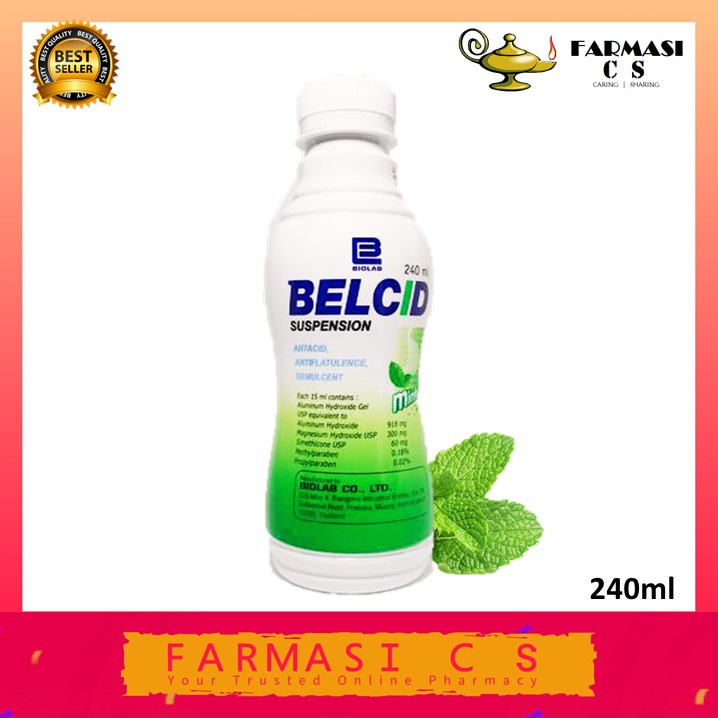 BioLab Belcid Suspension 240ml EXP:09/2026 [ Farmasi CS ] | Shopee Malaysia