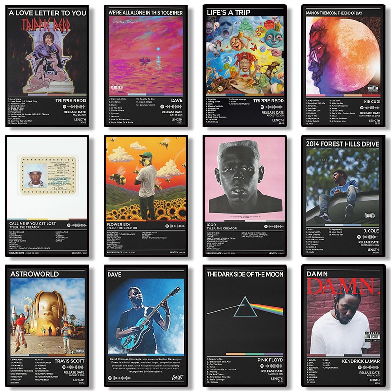 Music Album Star Trippie Redd Santan Dave Poster Hip Hop Rap Posters ...