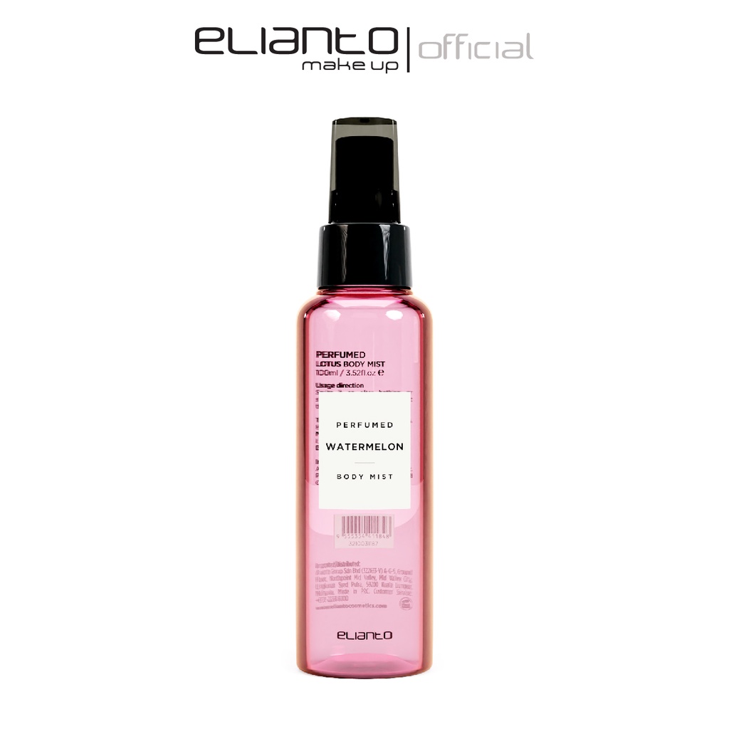 Elianto Perfumed Body Mist (100ml) Body Spray Fragrance Mist Pewangi ...