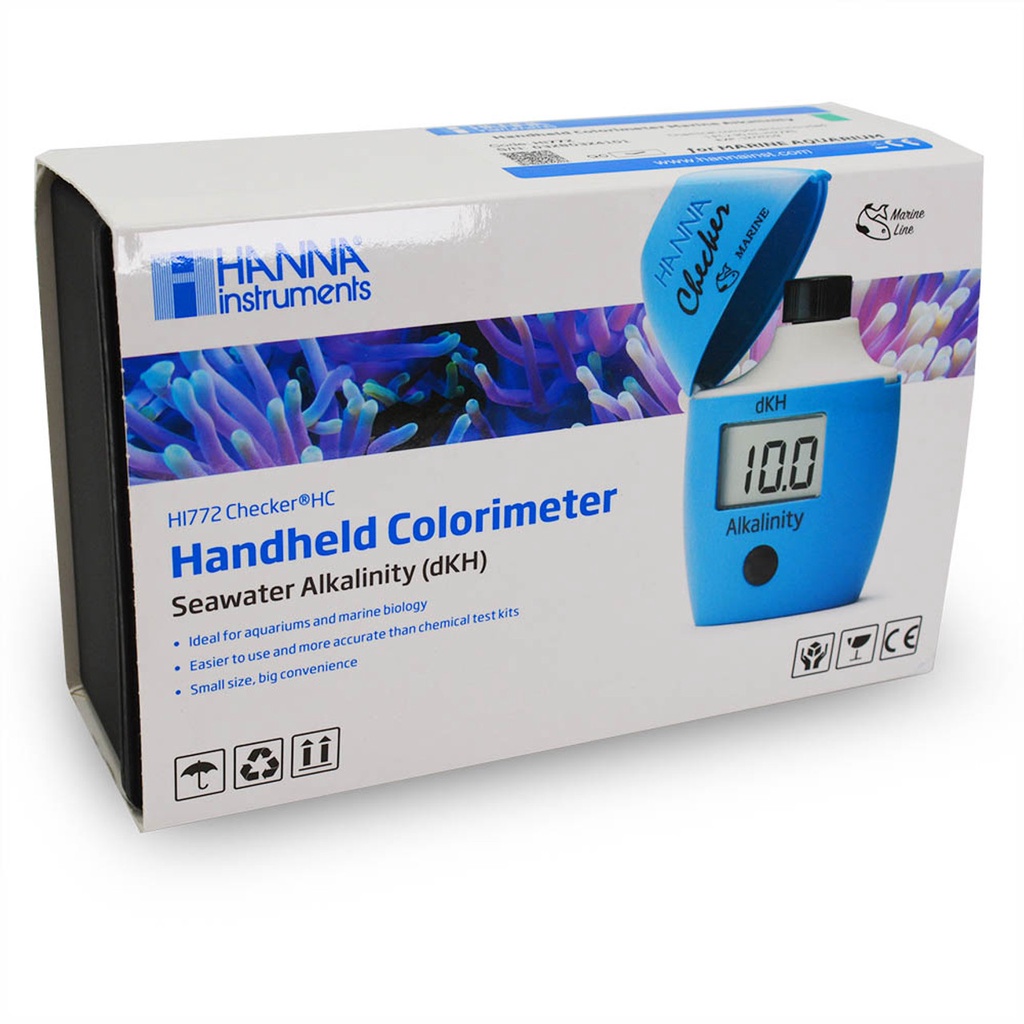 Hanna HI772 Marine Alkalinity (dKH) Checker HC HC (Handheld Colorimeter ...