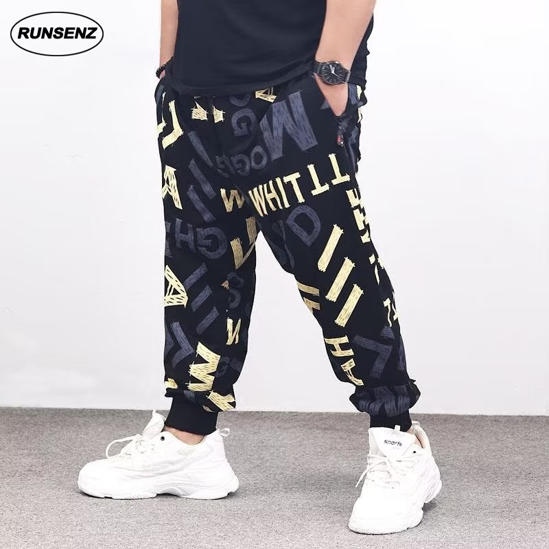 8xl Fat Man Baggy Sweatpants Men Plus Size Casual Loose Wide Leg Long