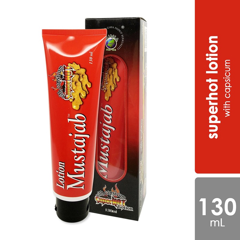 Mustajab Superhot Lotion 130ml | Shopee Malaysia