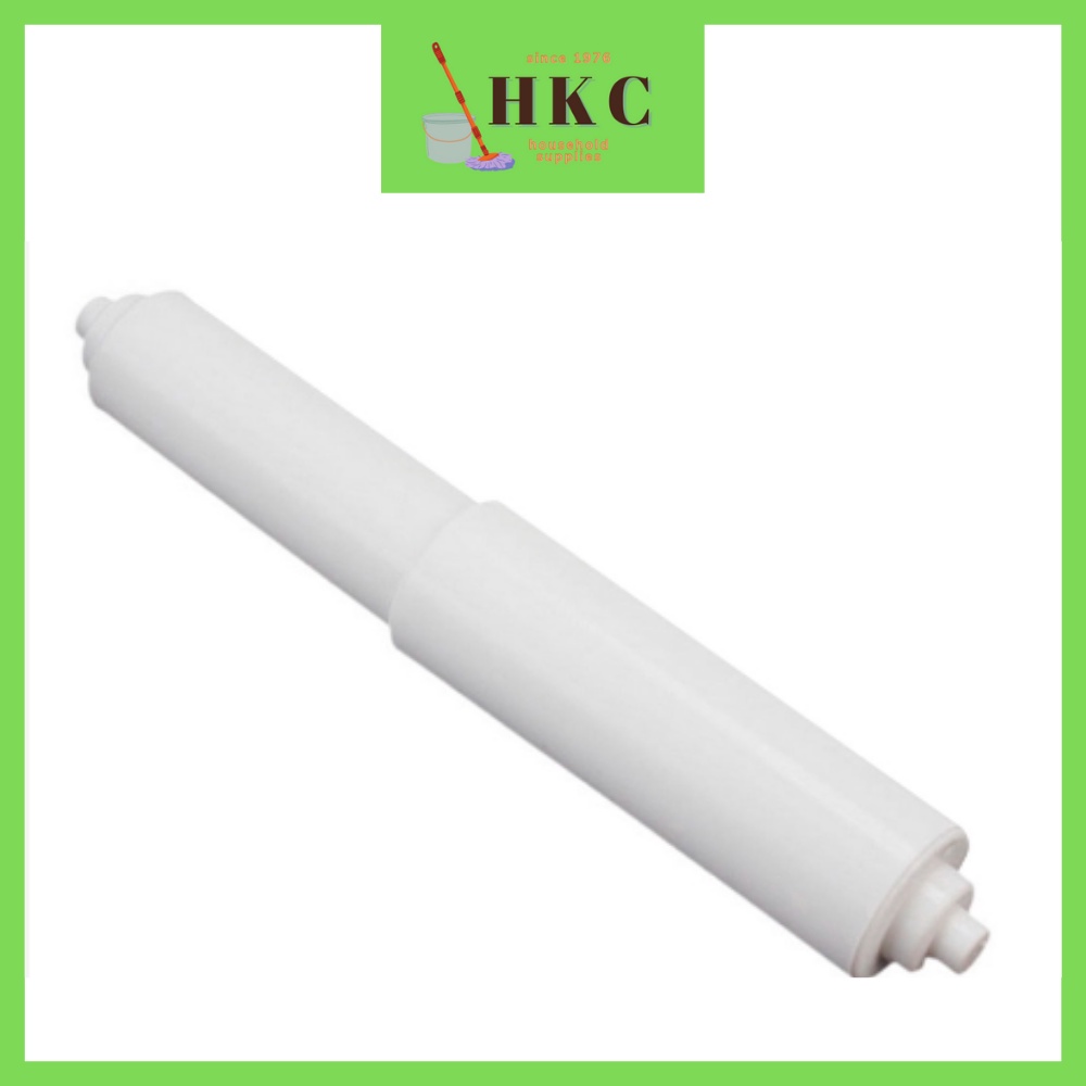 Replacement Home Toilet Roll Holder Insert Spring Loaded Plastic Roller ...