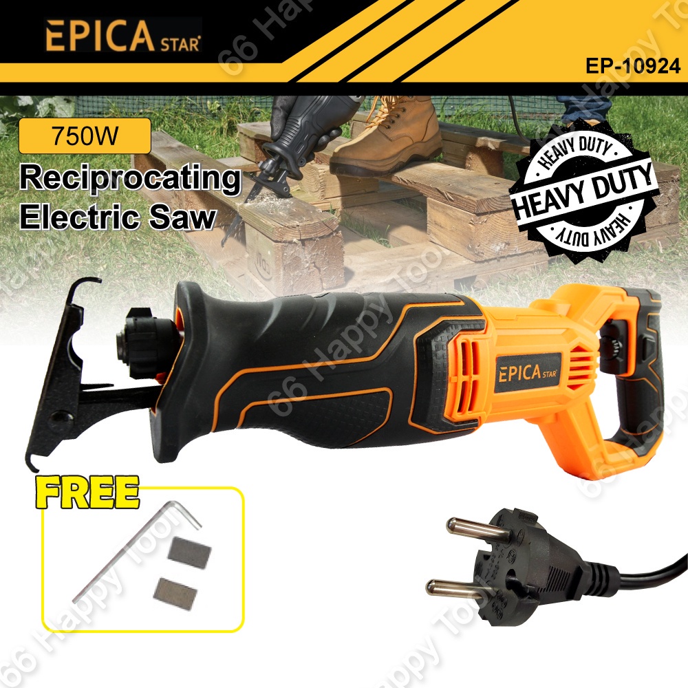 Epica Star 750W Reciprocating Electric Saw FOC 2Carbon EP-10924 Wood ...
