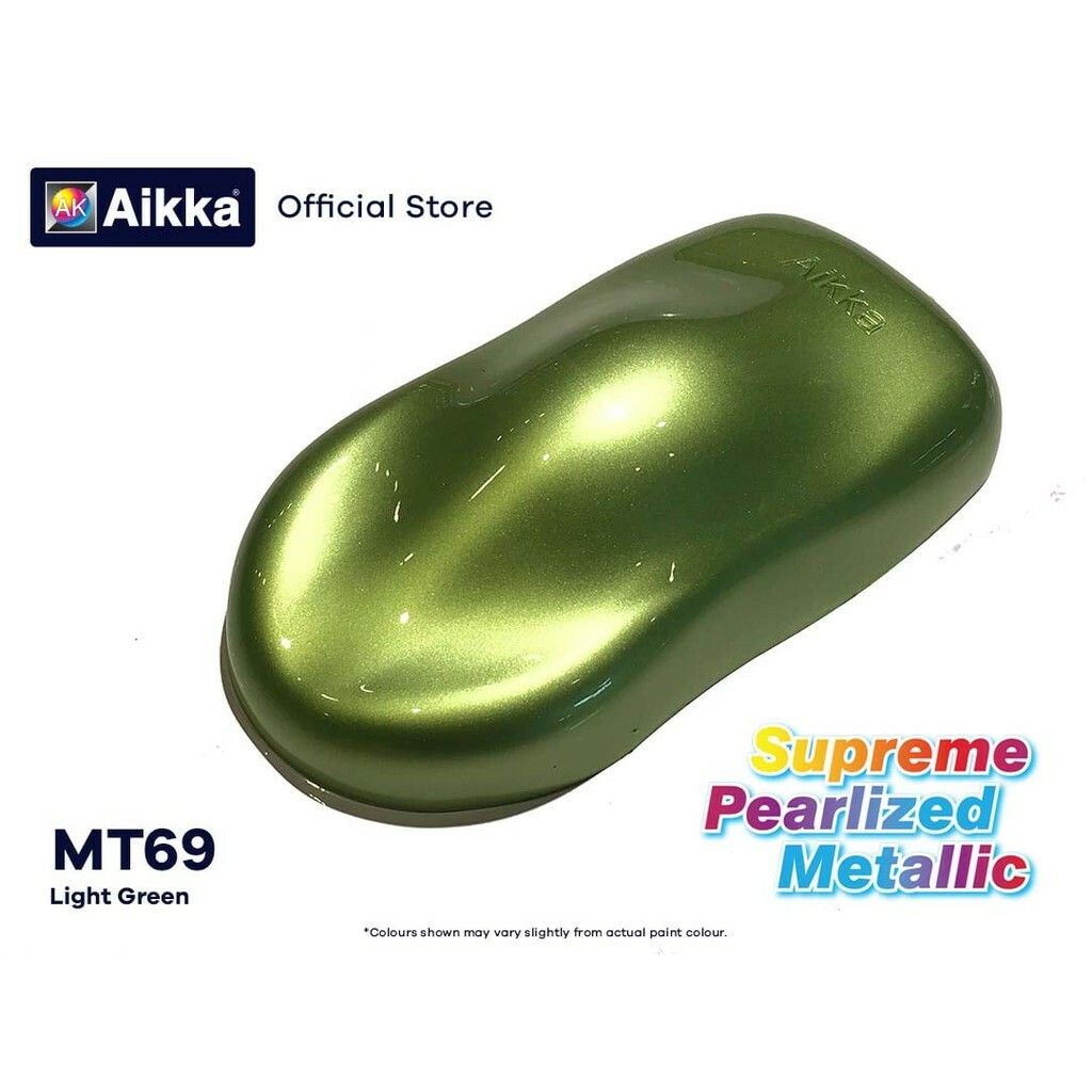 AIKKA MT69 LIGHT GREEN SUPREME METALLIC 2K PAINT | Shopee Malaysia