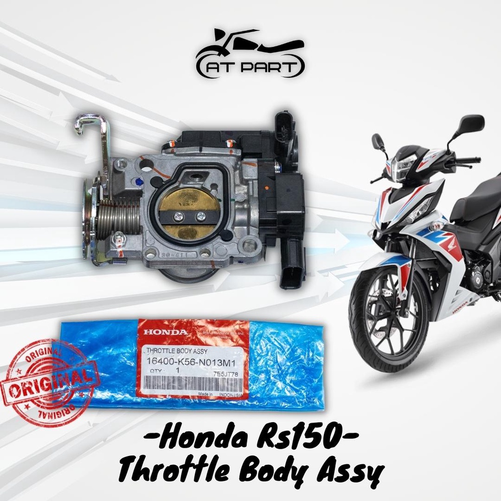 HONDA RS150 V1 V2 ORIGINAL THROTTLE BODY ASSY COMPLETE SENSOR TPS 16400 ...