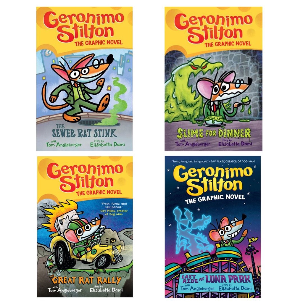 Geronimo Stilton Graphic Novel 1 - 4 [Kids Story Books / Comics for Age ...