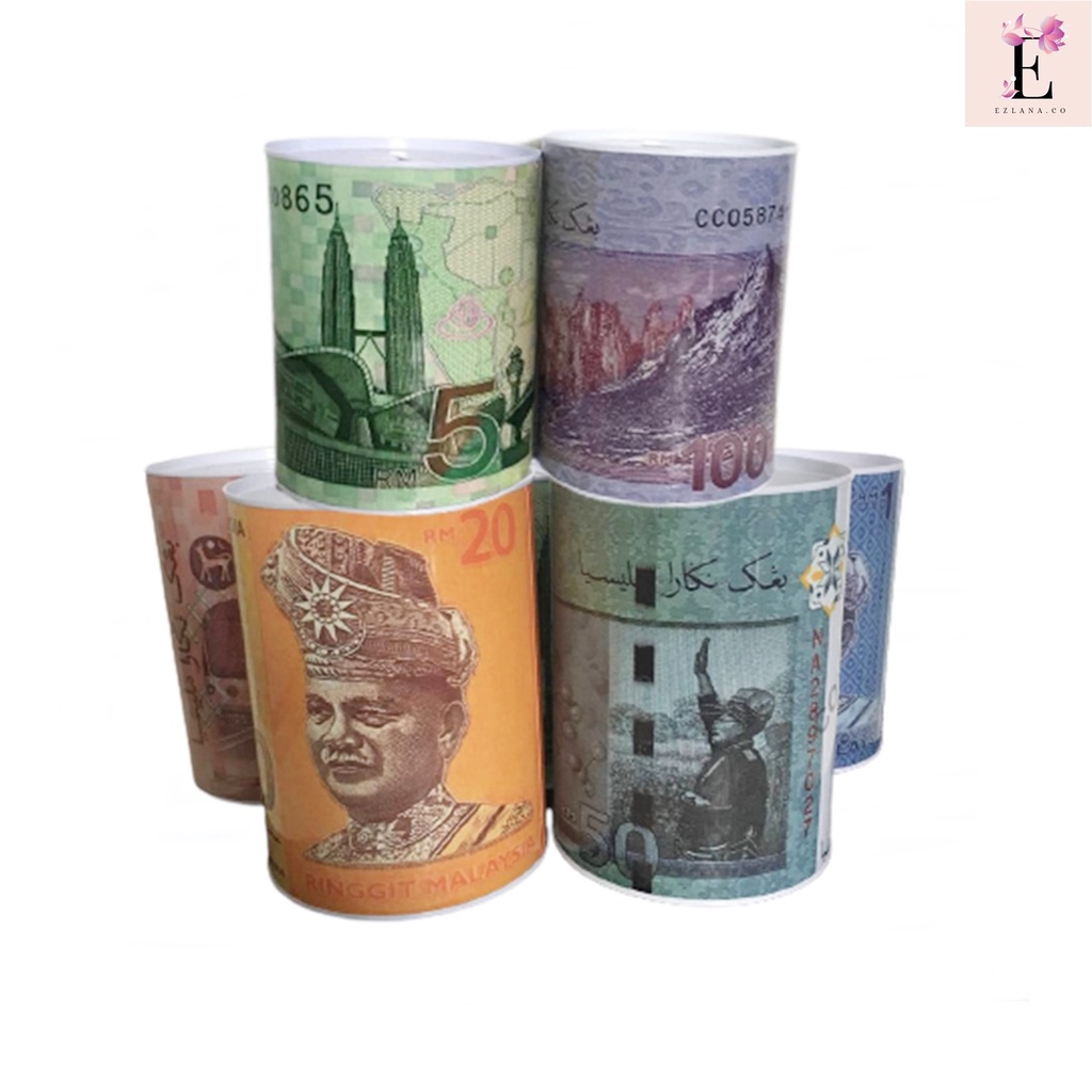 Tabung Duit Kertas Syiling Boleh Buka 11CM | Piggy Bank For Kids ...
