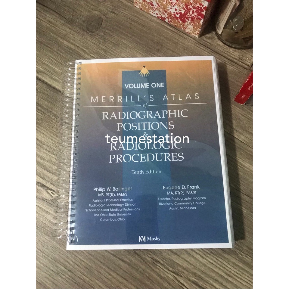 Merrill's Atlas of Radiographic Positions and Radiologic Procedures Vol ...