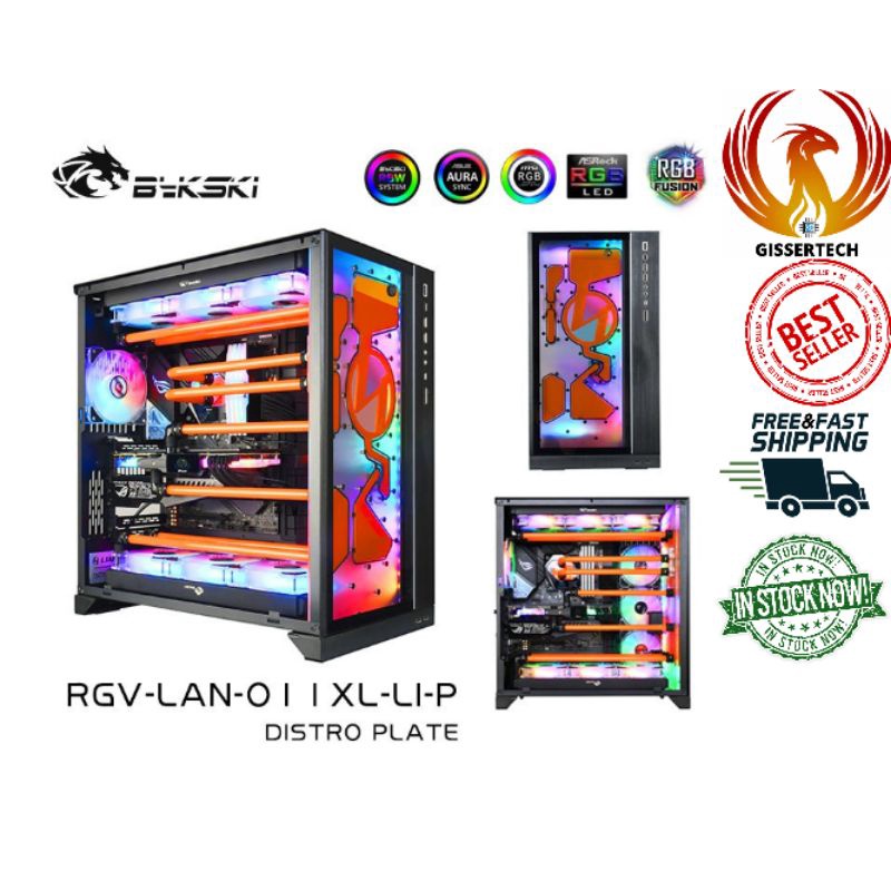 Bykski Lian Li PC-011 Dynamic XL ARGB distro plate(casing block ...