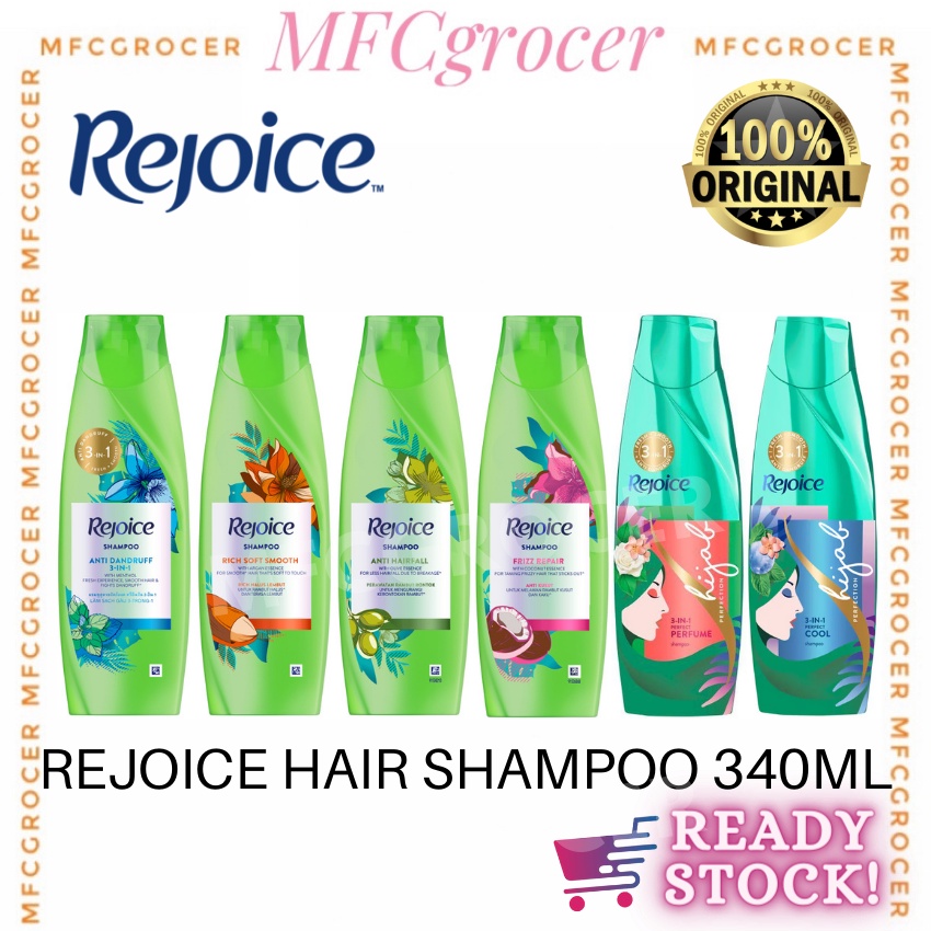 REJOICE HAIR SHAMPOO 340ml | Shopee Malaysia
