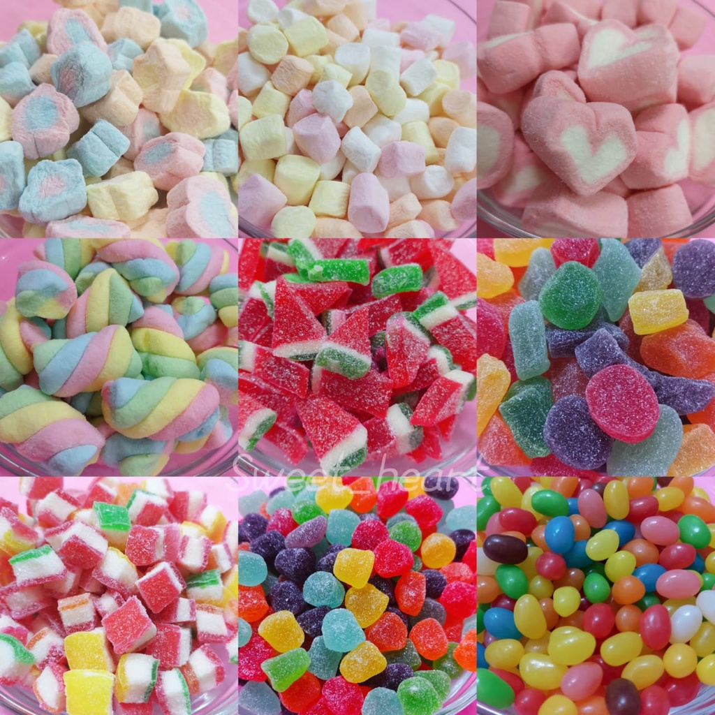 Halal - Gula Jelly / Marshmallow /Assorted Shape Gummy Candy/各类水果软糖 ...