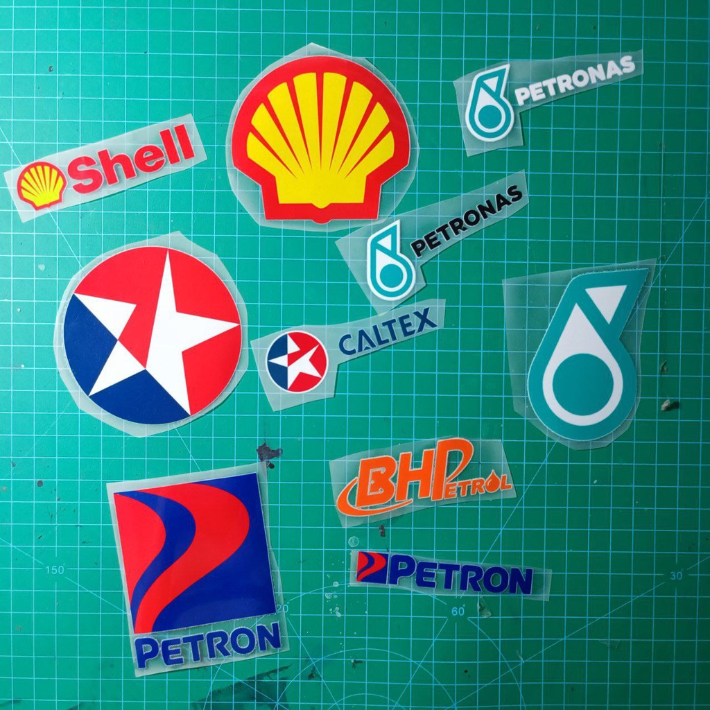 DIY Sticker Baju (Petrol Brand) Iron On / Heat Press | Shopee Malaysia