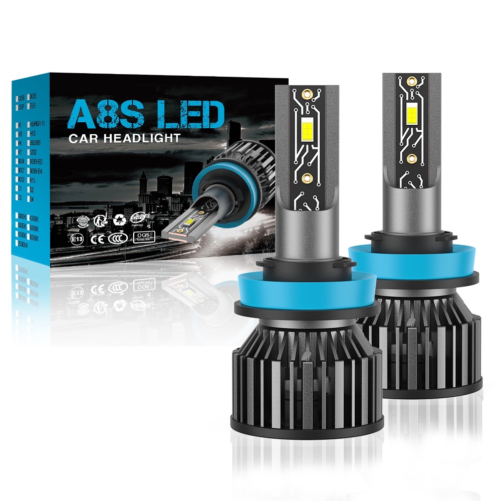 2PCS 110W LED H4 H7 H11 High quality 5530 CSP Car Headlight Bulbs H1 H3 ...