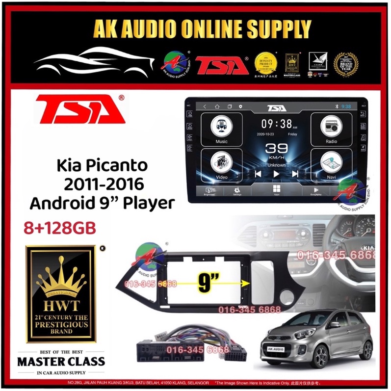 🎁Free AHD Camera 🎁 8Ram + 128GB 4G DSP Carplay TSA Kia Picanto 2011 ...